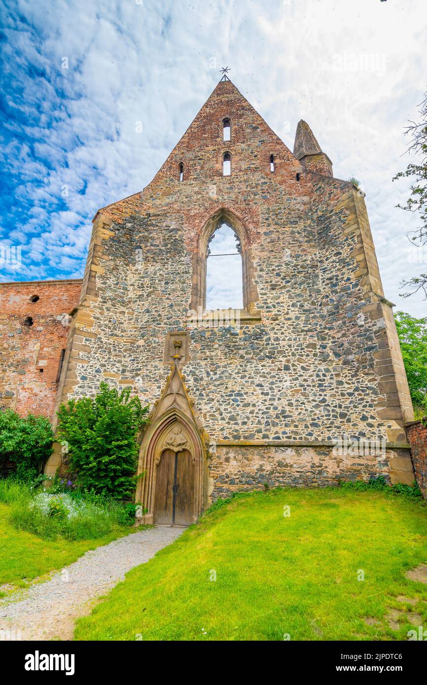 The Rosa Coeli monastery. Ancient catholic ruin of women monastery near ...