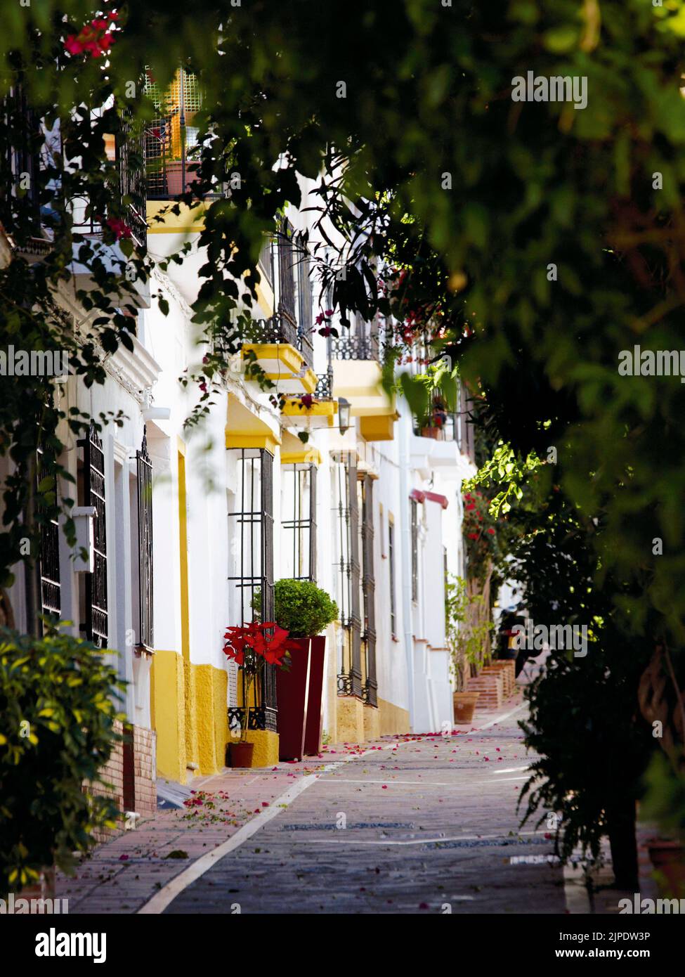 old town, alley, marbella, old towns, alleys, marbellas Stock Photo - Alamy