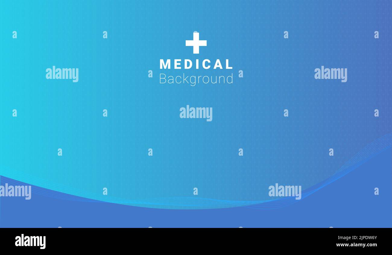 medical background inscription and medical cross on an abstract ...