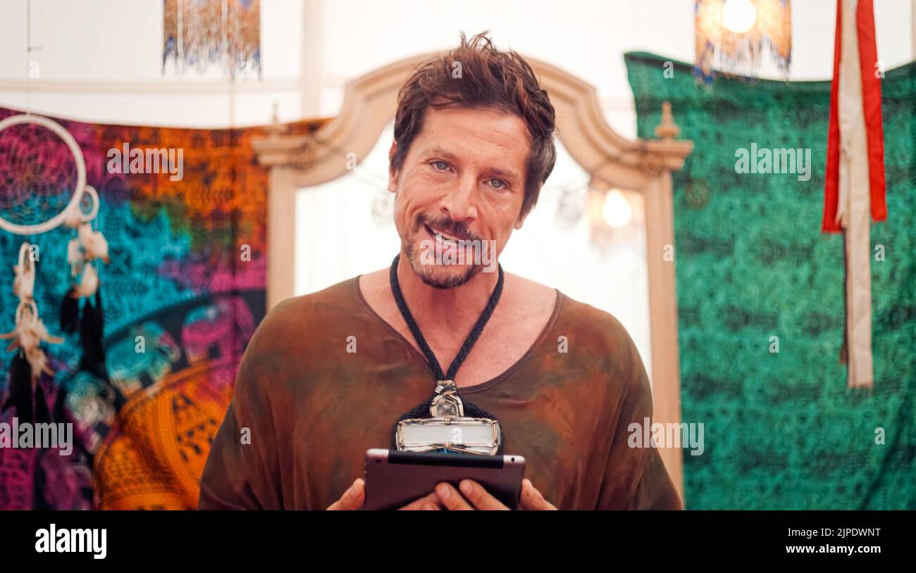 USA. Simon Rex in a scene from (C)Gravitas Ventures new film: Mack & Rita (2022) . Plot: A 30 ...