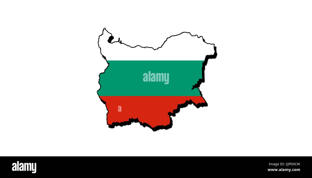 Bulgaria map Cut Out Stock Images & Pictures - Alamy