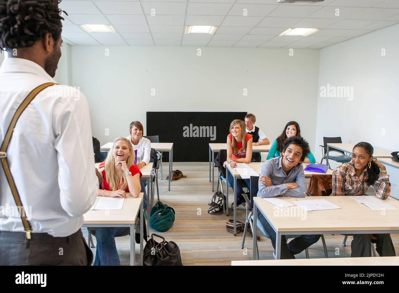 Teenage Students, inspiring a generation. A candid scene over the ...