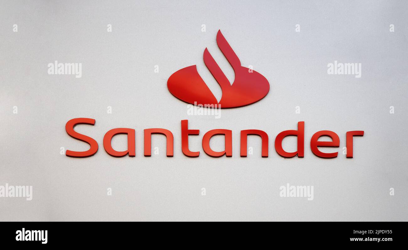 santander, banco santander Stock Photo - Alamy