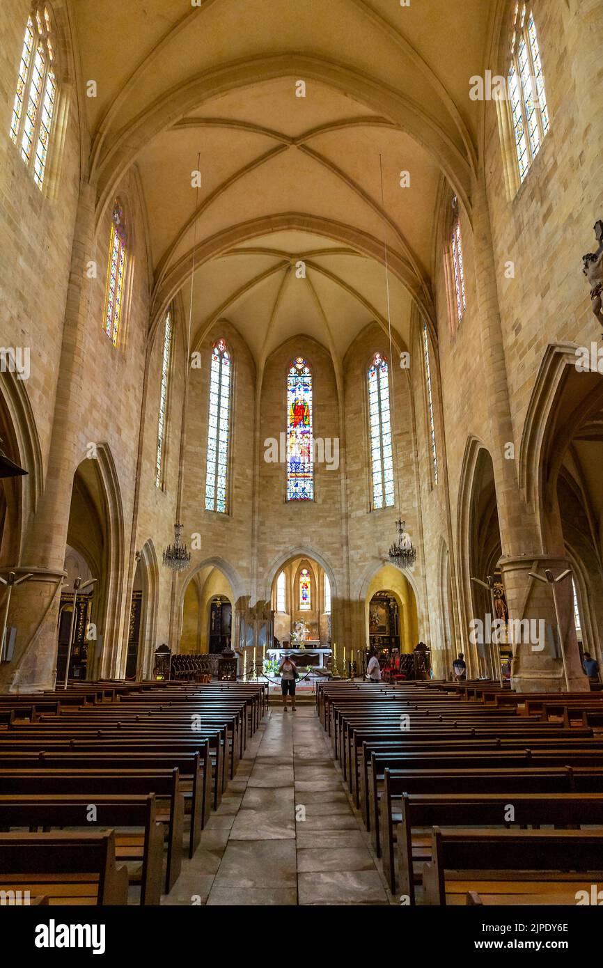 (C) Denis TRASFI / MAXPPP - à Sarlat-la-Canéda le 16-08-2022 - La nef ...