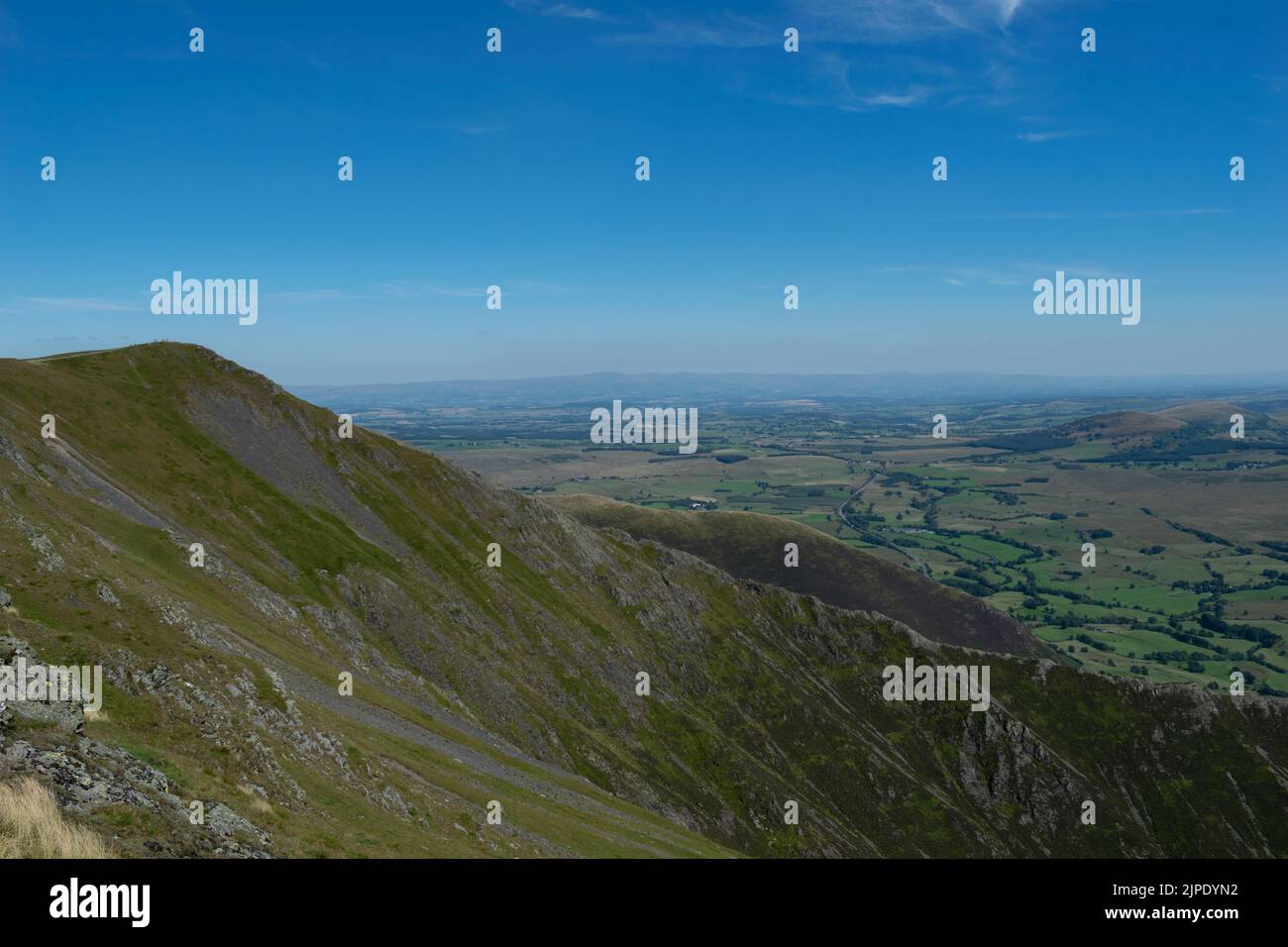 Blencathra Fell, Lake District National Park, UK, Sharp edge ascent ...