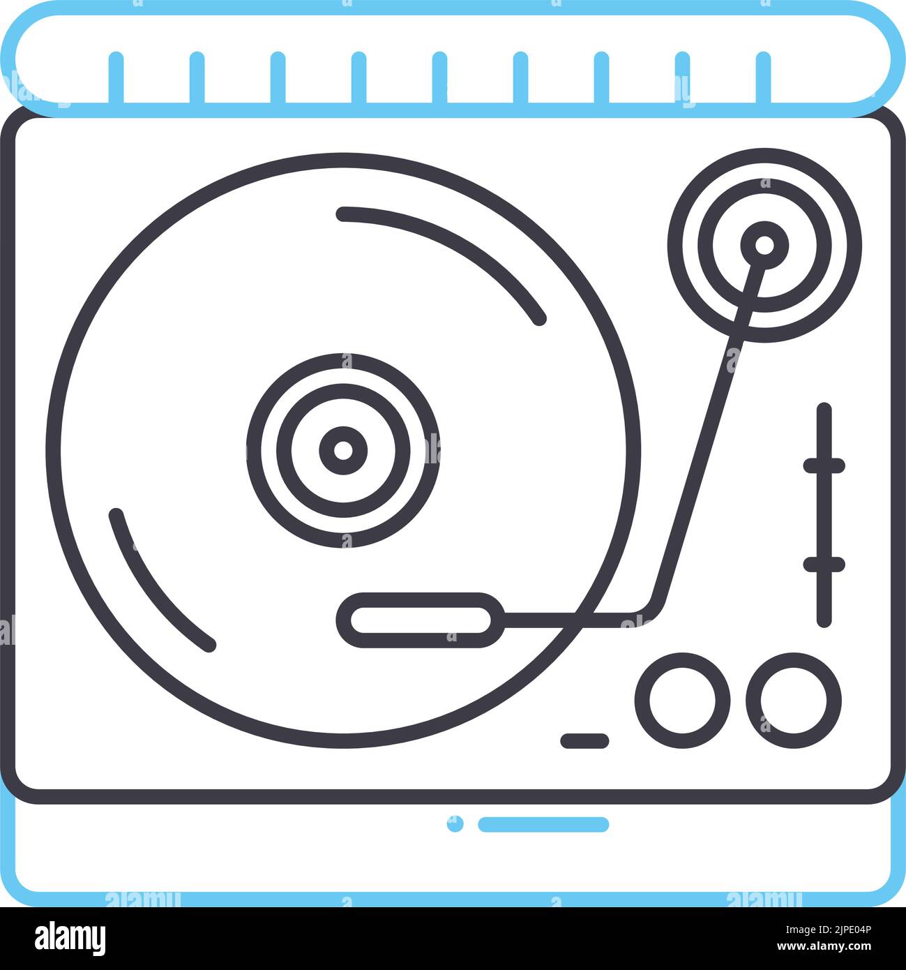 player line icon, outline symbol, vector illustration, concept sign ...