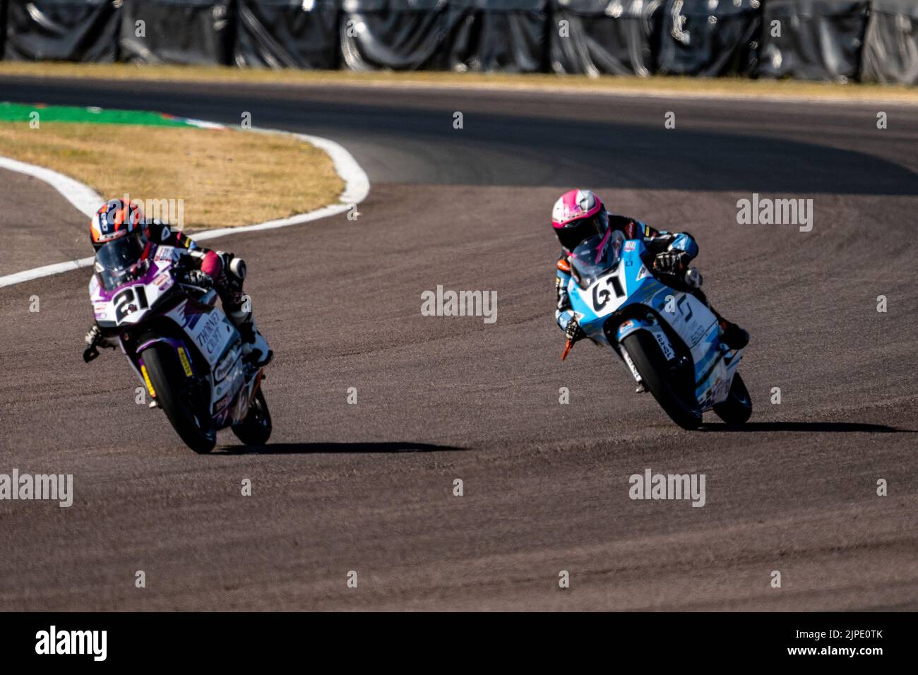 Troy Jeffery And Harrison McKay Honda British Talent Cup Thruxton 2022 ...