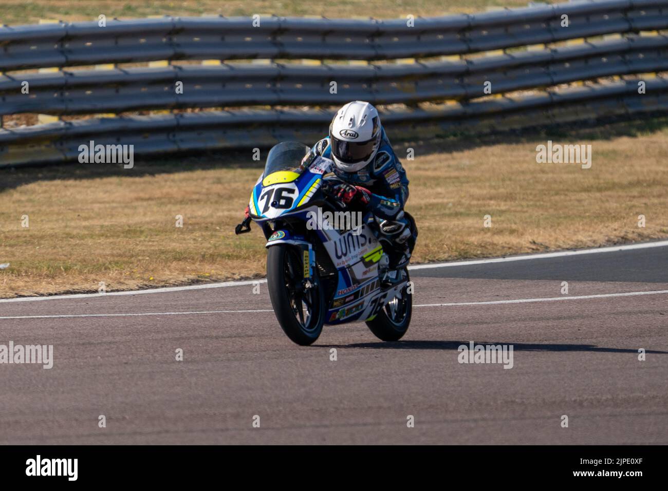 Charlie Huntingford Honda British Talent Cup Thruxton 2022 Stock Photo ...
