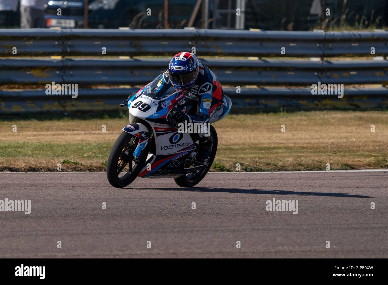 Peter Willis 99 Thruxton Honda British Talent Cup Stock Photo - Alamy
