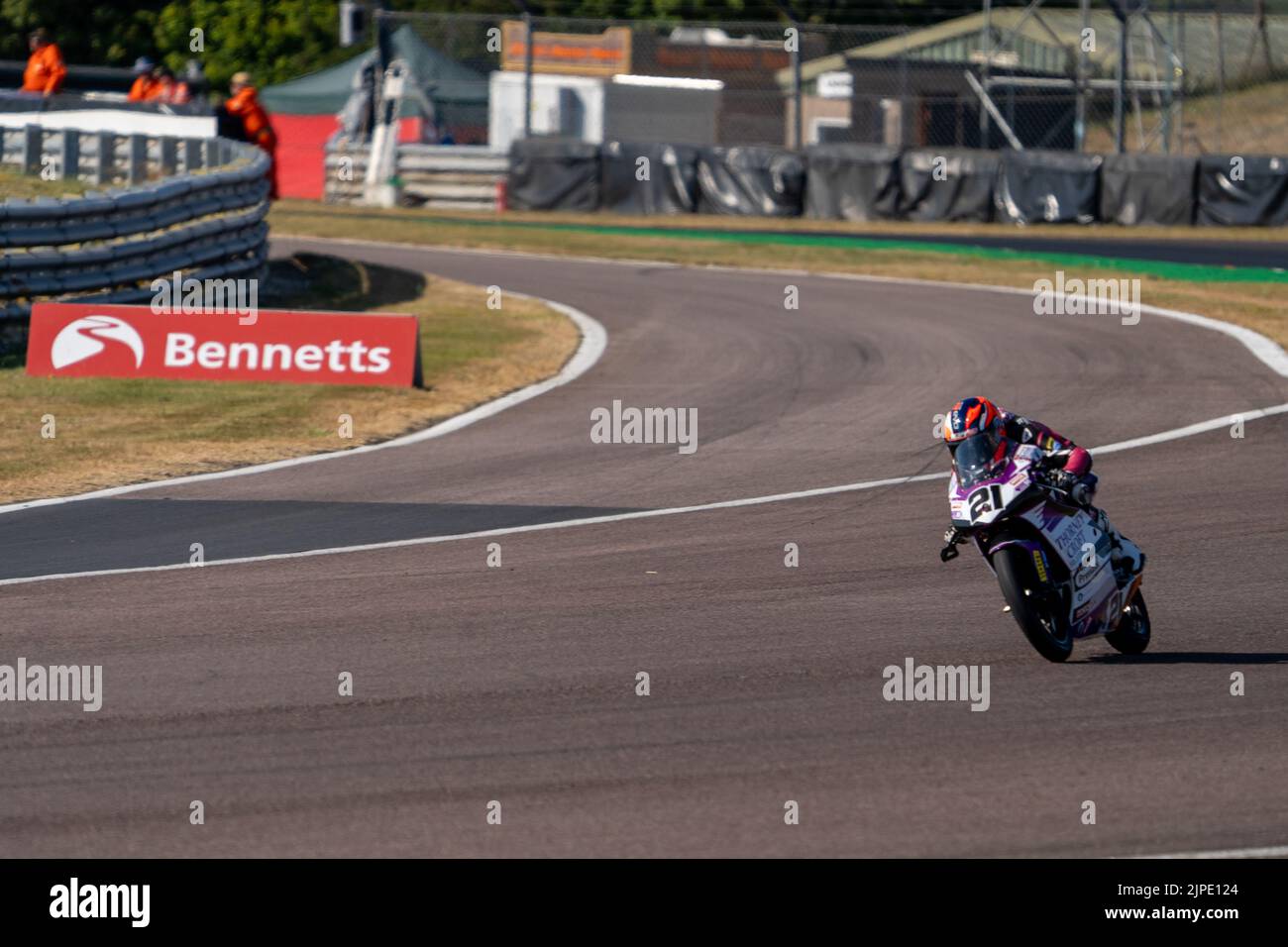 Troy Jeffery Honda British Talent Cup Thruxton 2022 Stock Photo - Alamy