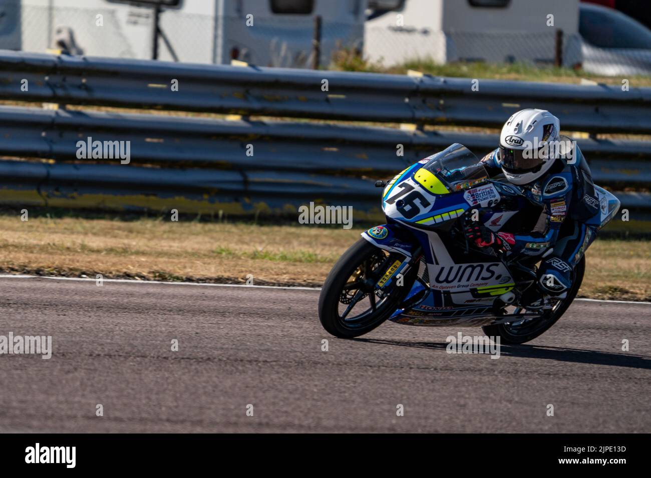 Charlie Huntingford 76 Thruxton Honda British Talent Cup Stock Photo ...