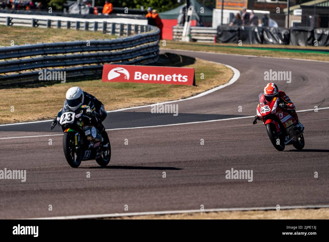 Rhys Stephenson 23 And Ryan Hitchcock Thruxton Honda British Talent Cup ...