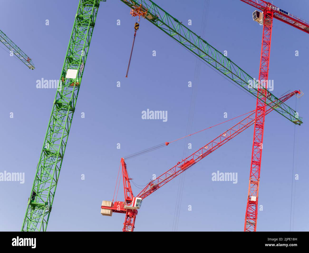 crane, construction site, cranes, construction sites, site, sites Stock ...