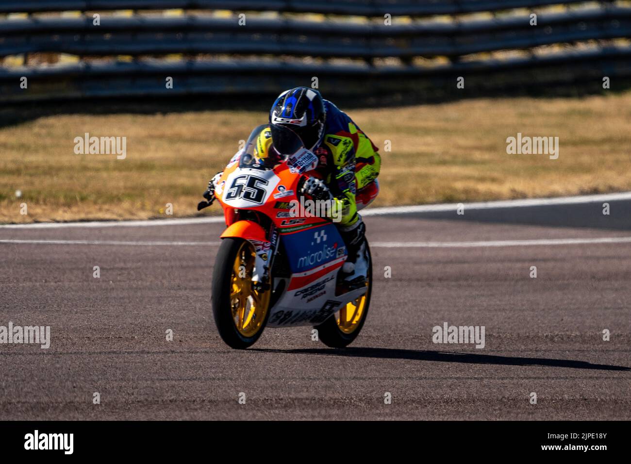 Harrison Dessoy 55 Thruxton Honda British Talent Cup Stock Photo - Alamy