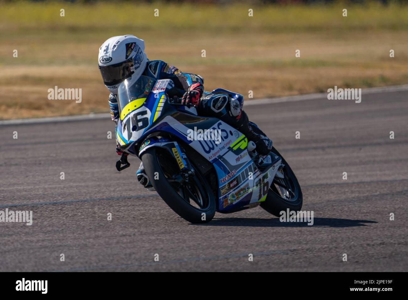 Charlie Huntingford 76 Thruxton Honda British Talent Cup Stock Photo ...