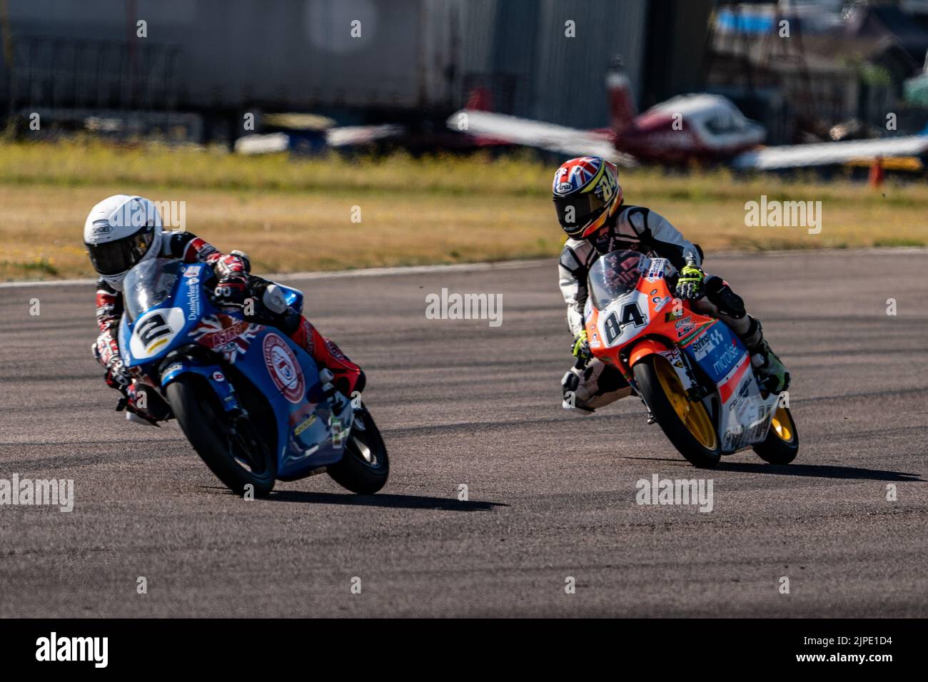 Josh Bannister 2 And Matthew Ruisbroek 84 Thruxton Honda British Talent ...
