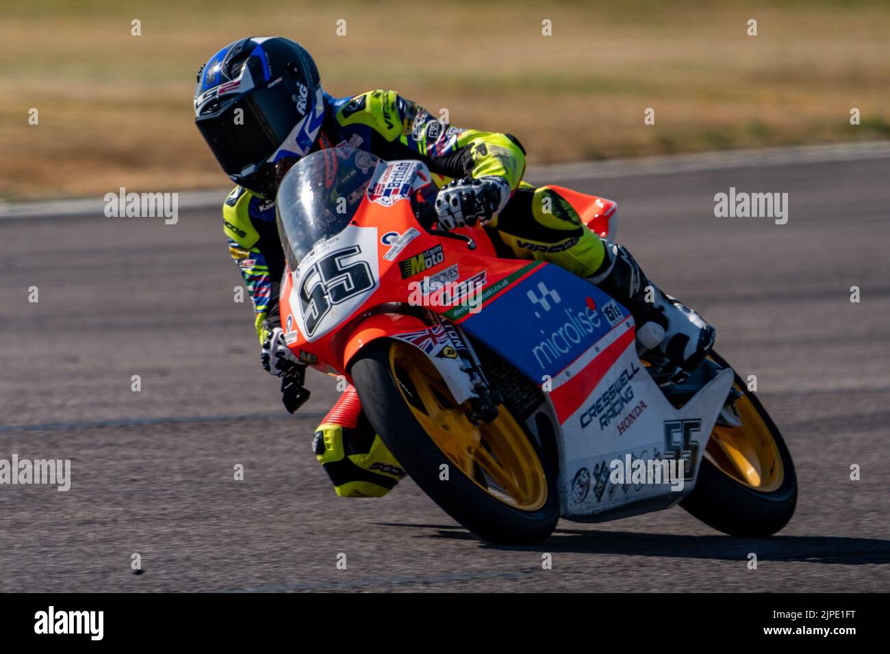 Harrison Dessoy 55 Thruxton Honda British Talent Cup Stock Photo - Alamy