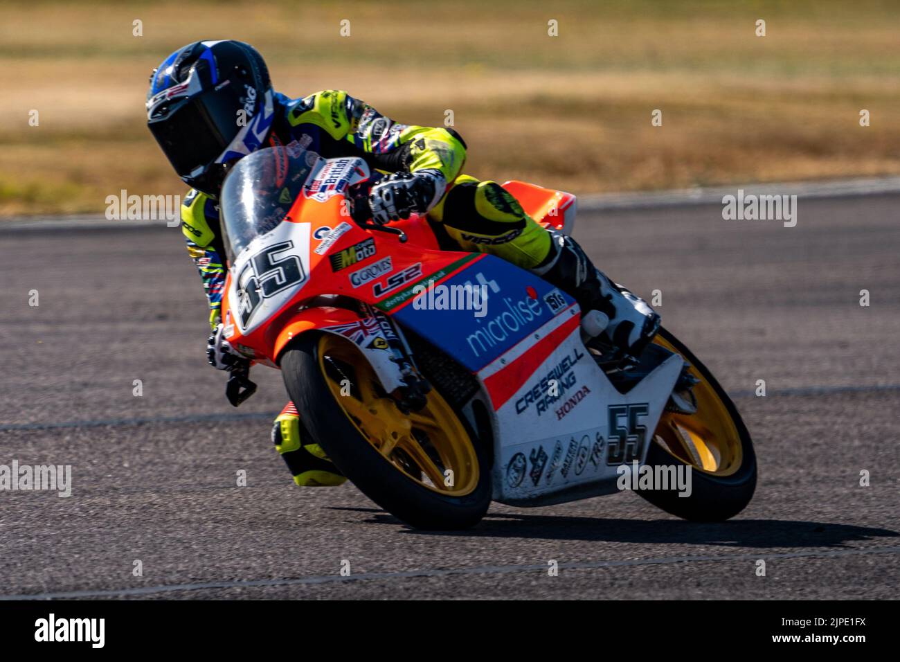 Harrison Dessoy 55 Thruxton Honda British Talent Cup Stock Photo - Alamy