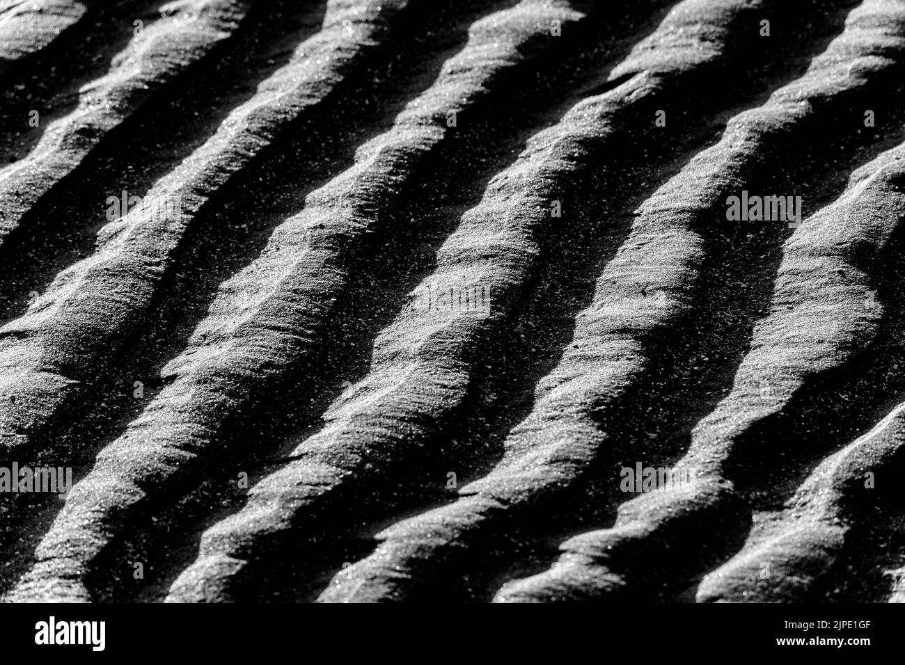 Rippling sand on a beach in North Wales, UK Stock Photo - Alamy