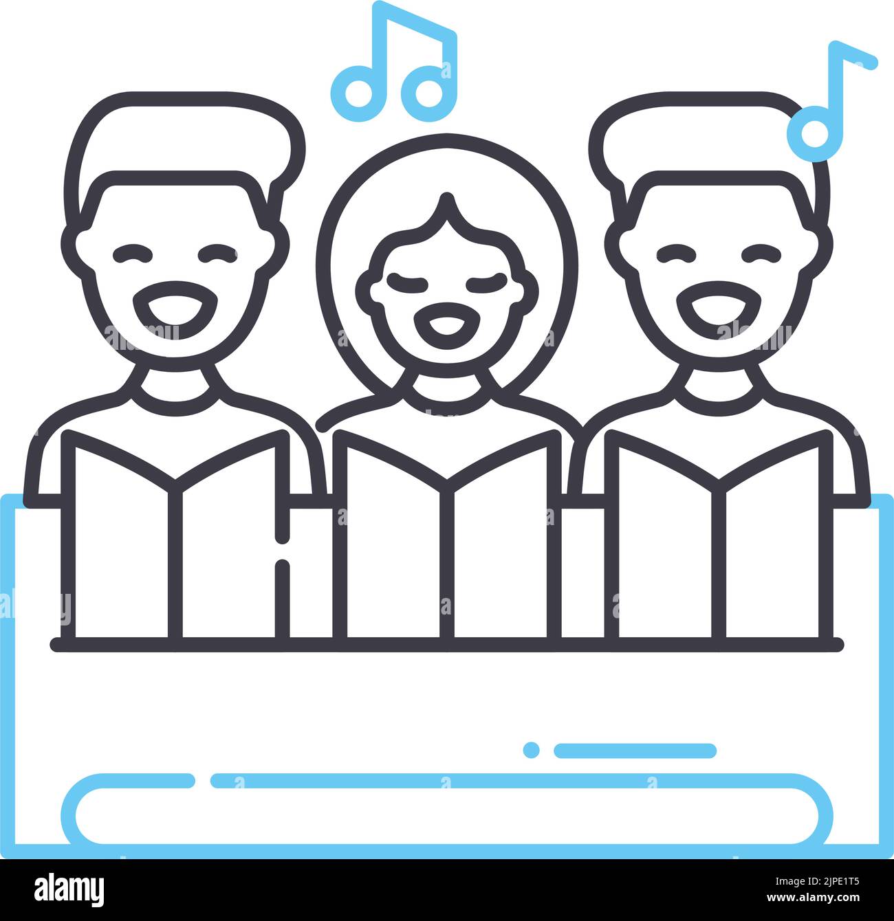sound cable line icon, outline symbol, vector illustration, concept ...