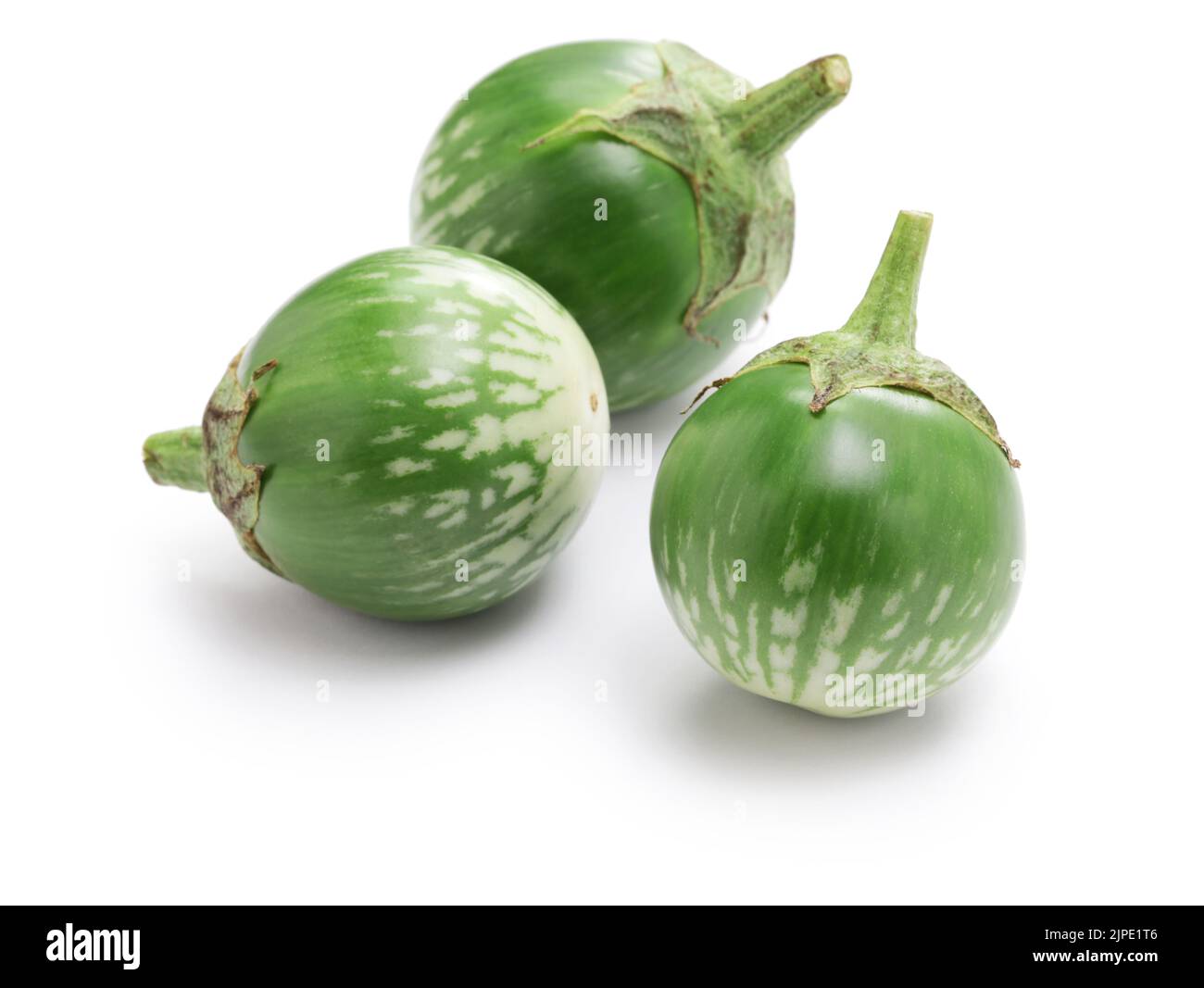 Thai eggplant isolated on white background Stock Photo - Alamy