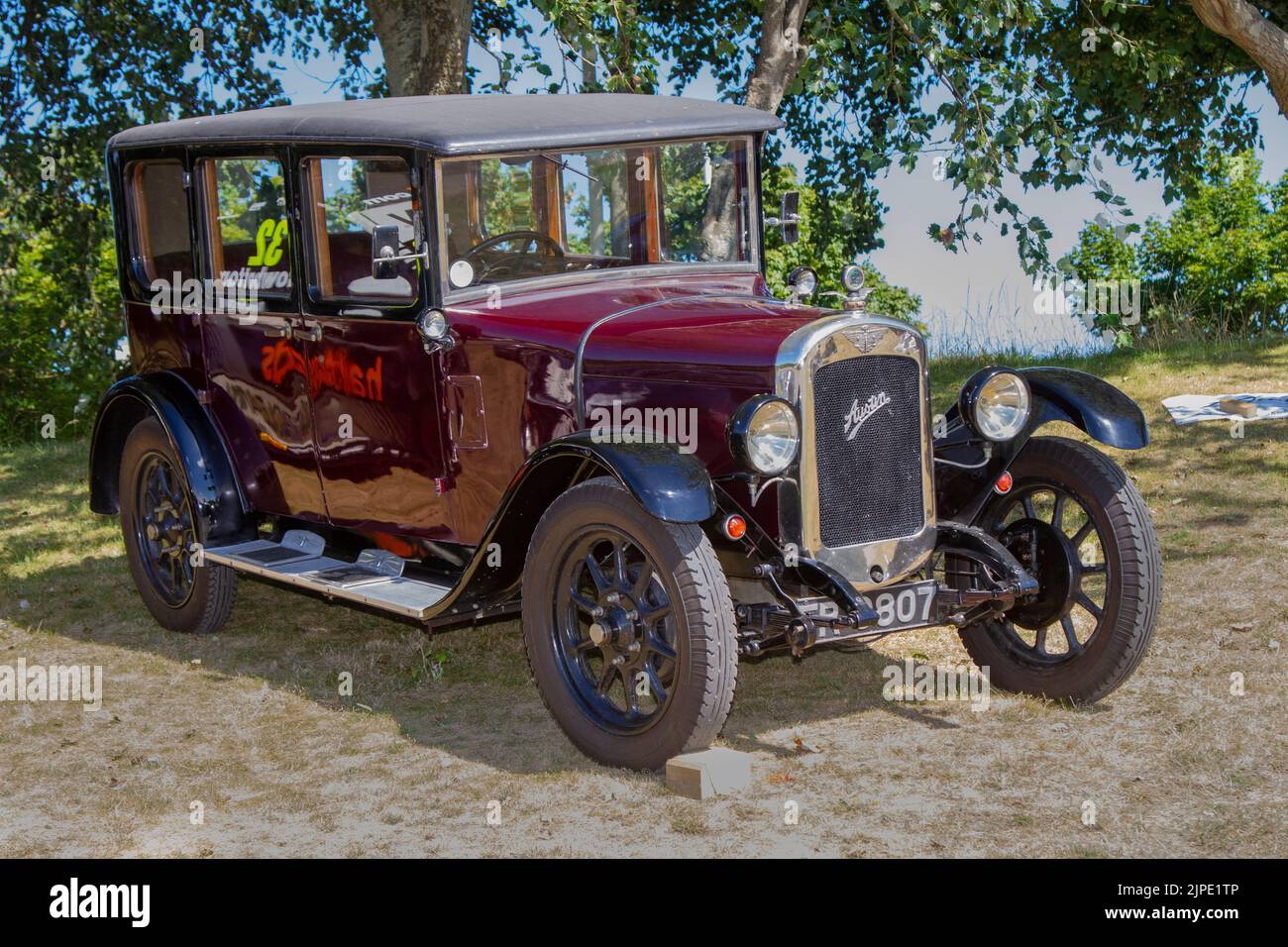 Vintage Pre-war Austin 12/4 an exhibit at Southport Flower Show, UK ...