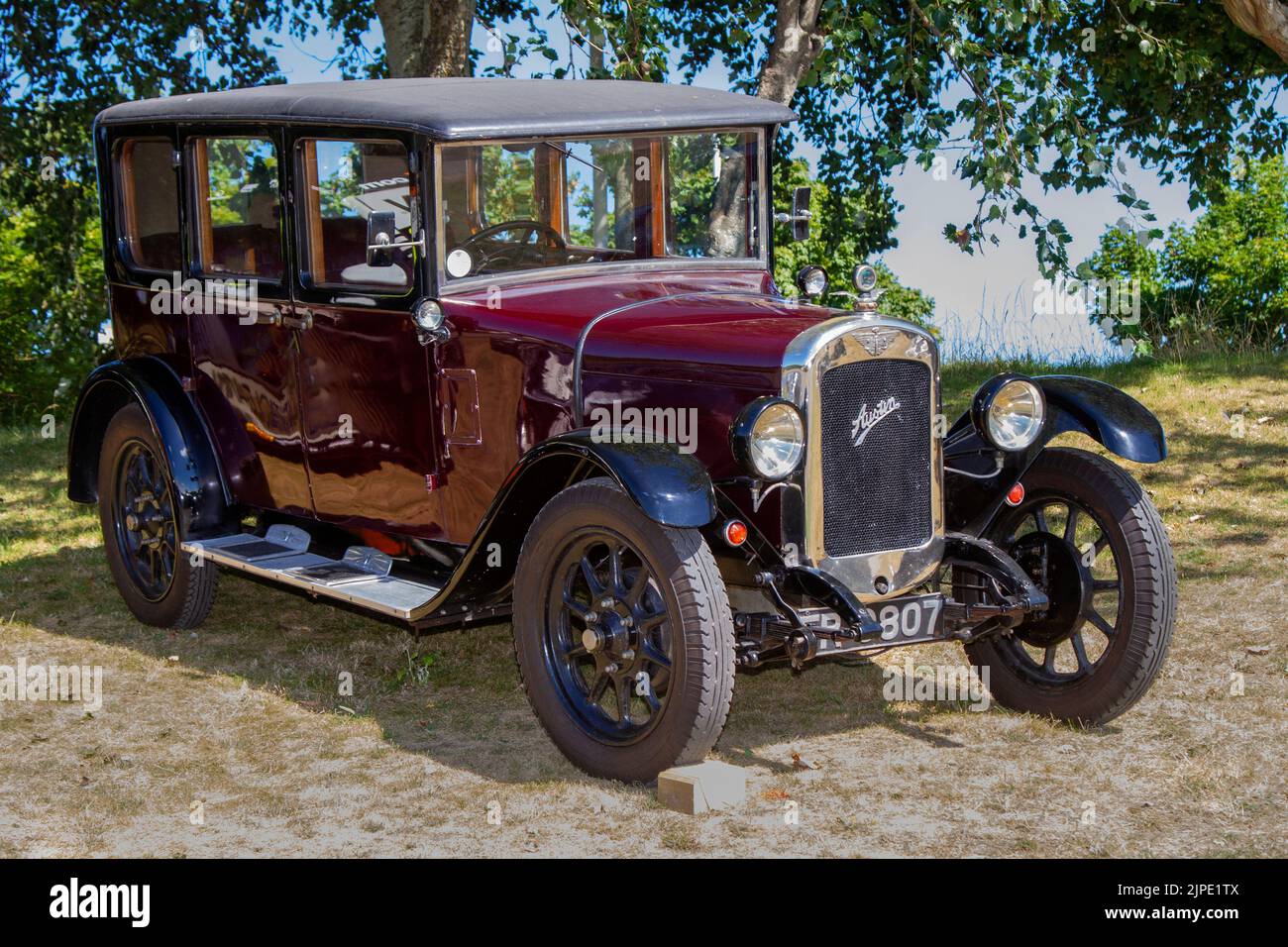 Vintage Pre-war Austin 12/4 an exhibit at Southport Flower Show, UK Stock Photo - Alamy