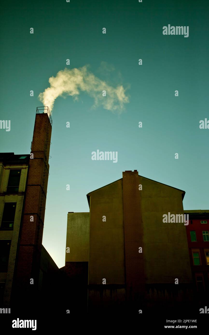 smoke stack, smoke, backyard, smoke stacks, smokes, backyards Stock ...