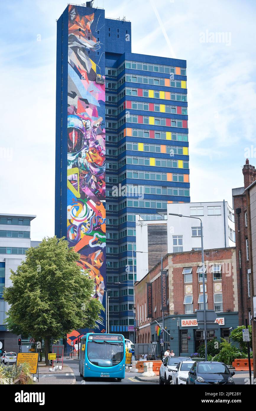 The St George's Tower in Leicester City Centre, home to the tallest ...