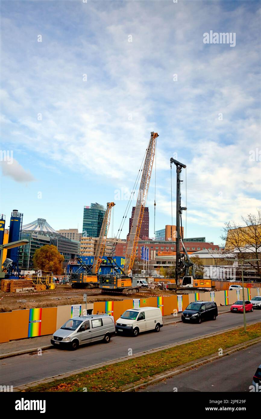 construction site, construction, museum der moderne, construction sites ...