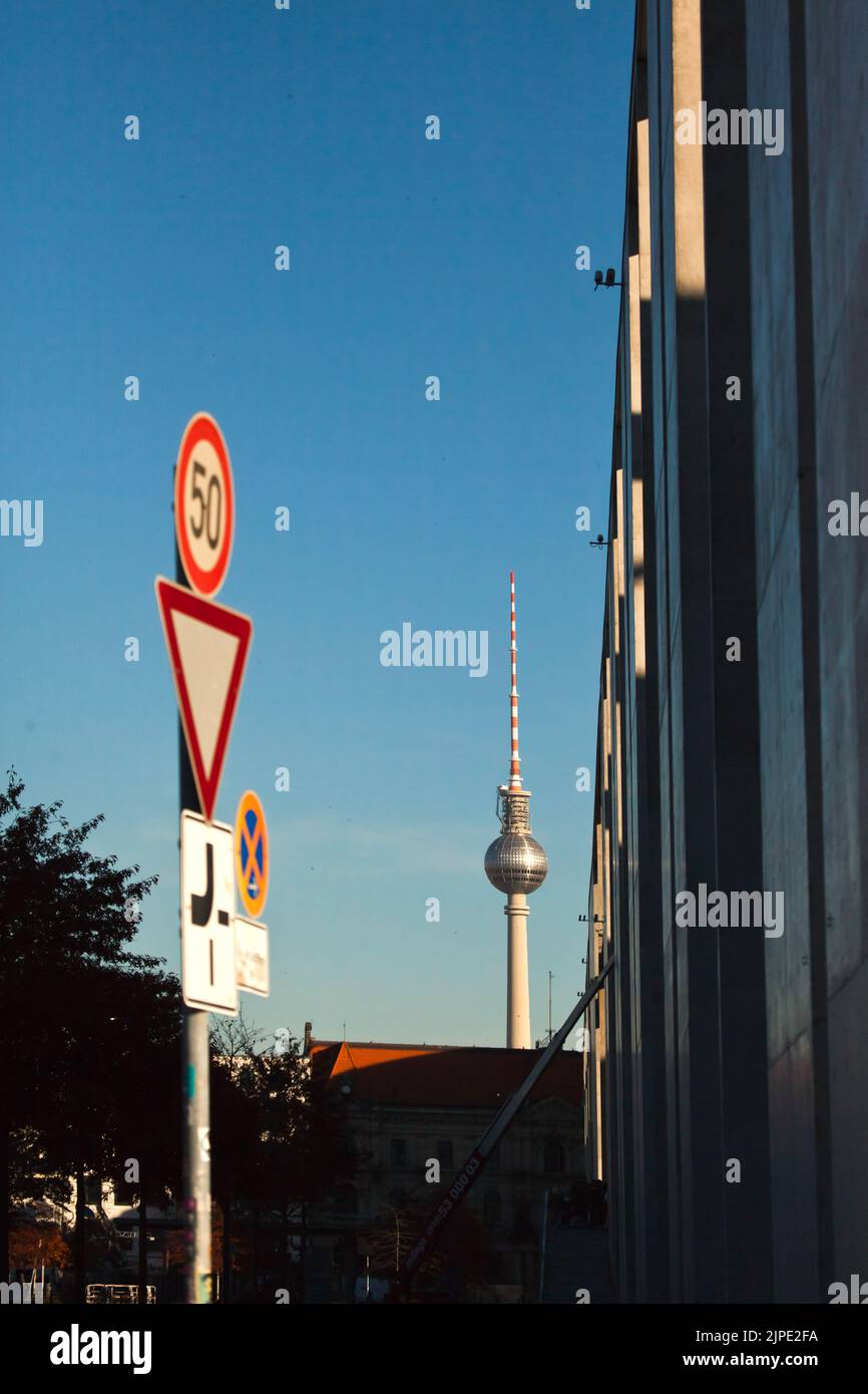 berlin, television tower, television towers Stock Photo - Alamy