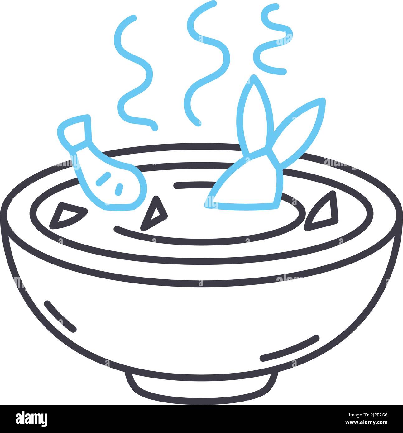 Suop Sea Line Icon Outline Symbol Vector Illustration Concept Sign Stock Vector Image And Art