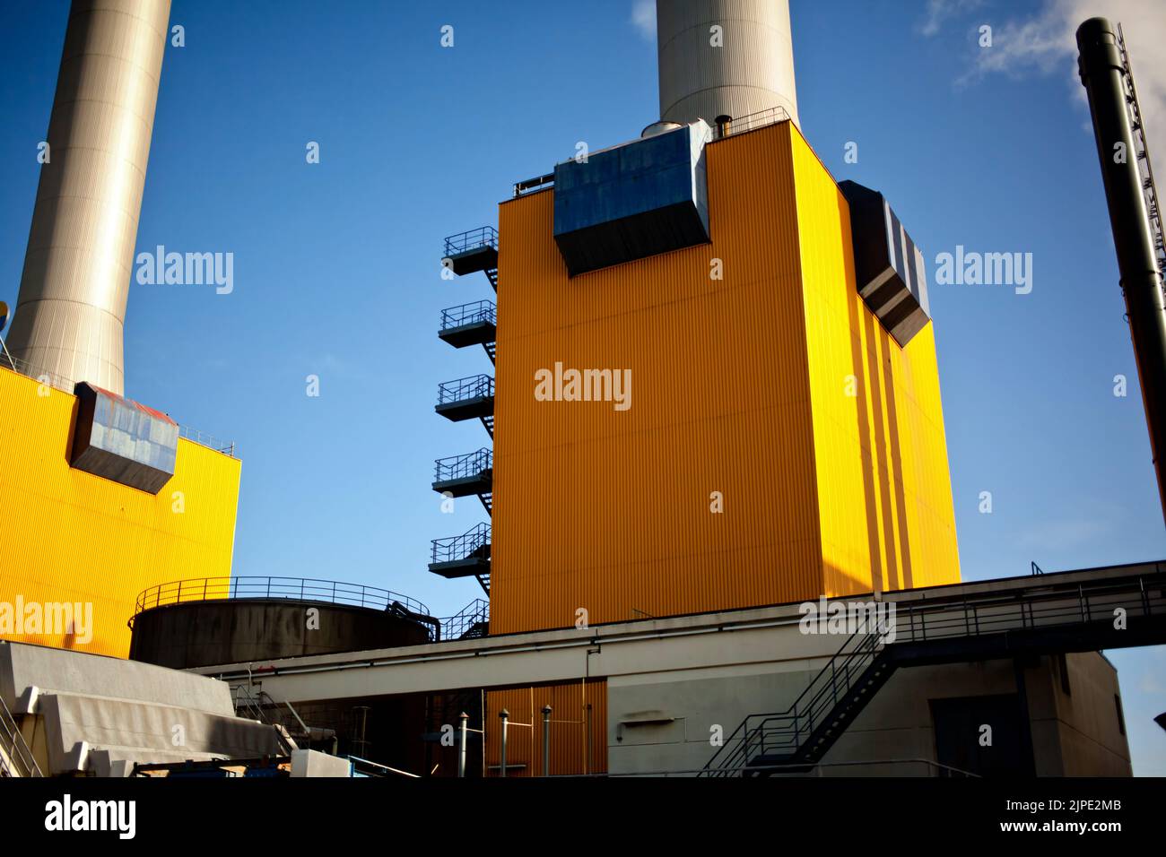 cogeneration plant, kraftwerk charlottenburg, cogeneration plants Stock ...