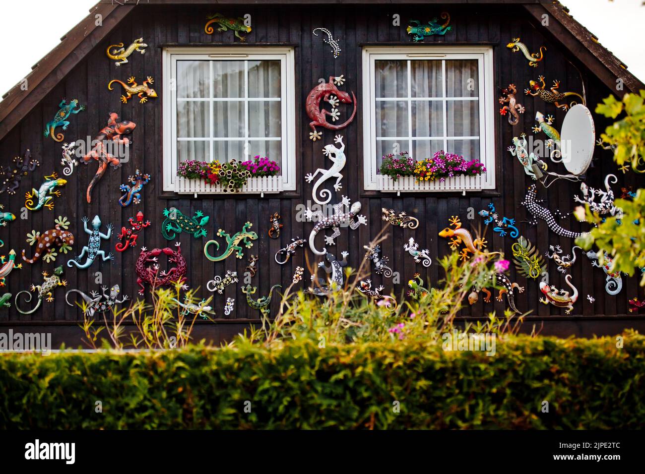 decoration, kitsch, wooden house, decorations, kitschs, trashy, wooden ...