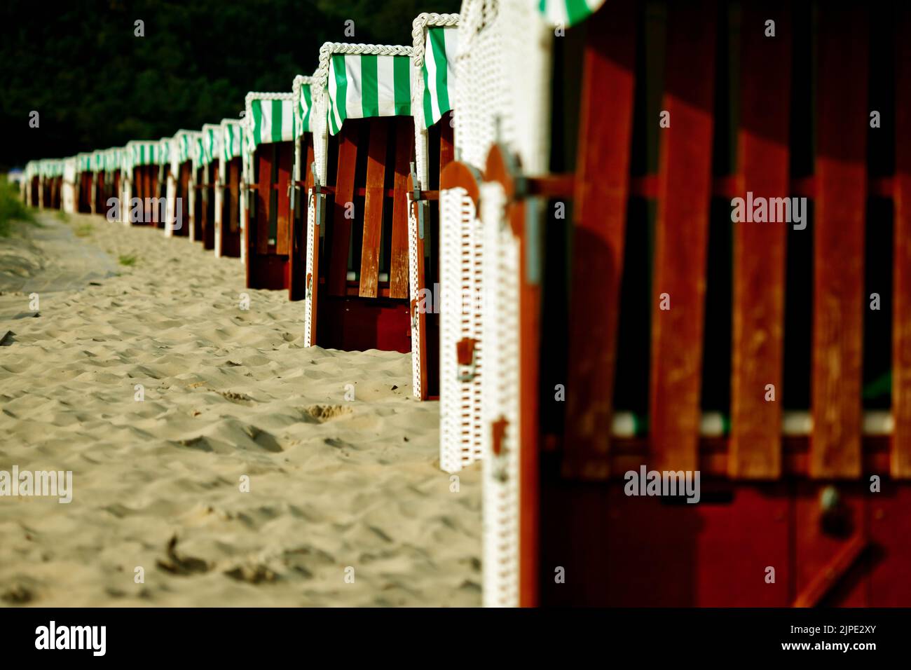 beach chair, locked, many, tourism, beach chairs, lockeds, manies ...