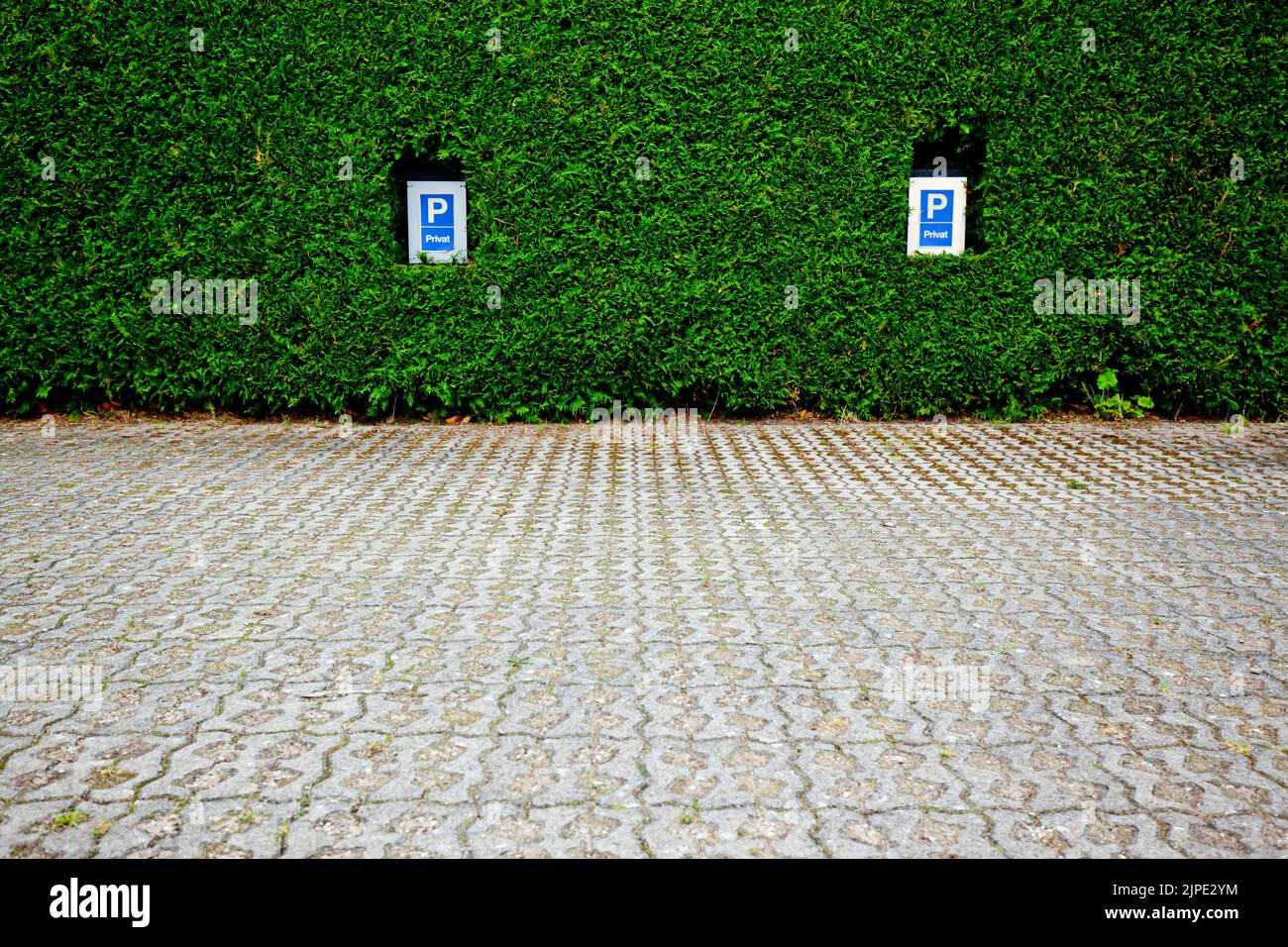 parking lot, private, car park, car-park, carpark, privates Stock Photo ...
