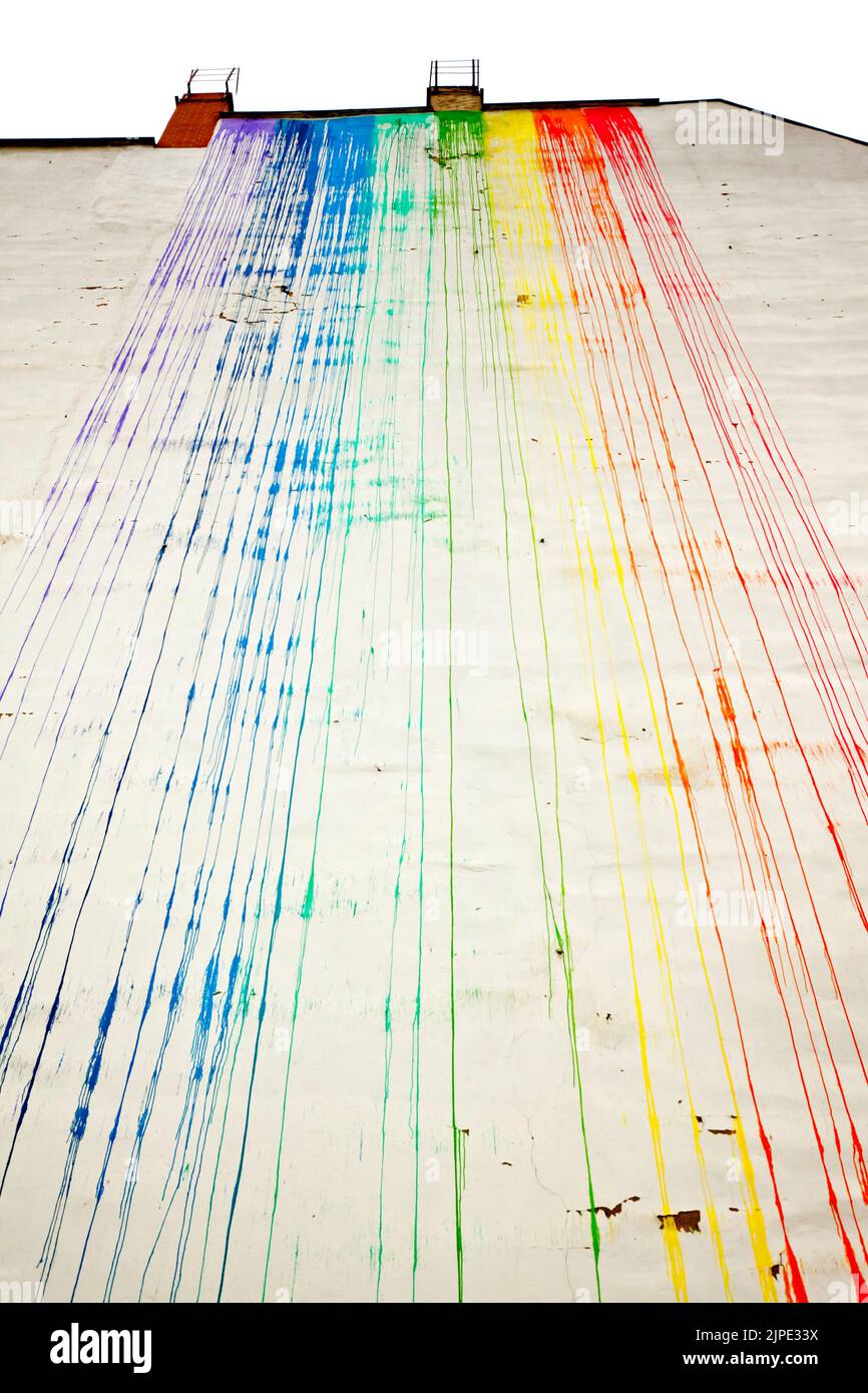 colour, multi colored, house wall, colours, multi coloreds, walls Stock ...