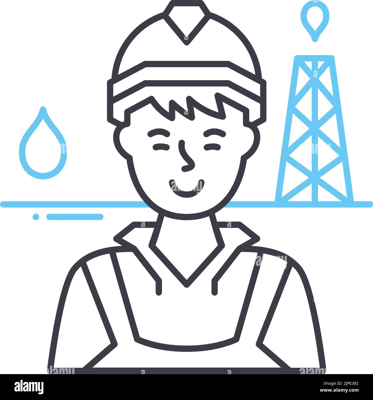 Oil rig worker Cut Out Stock Images & Pictures - Alamy