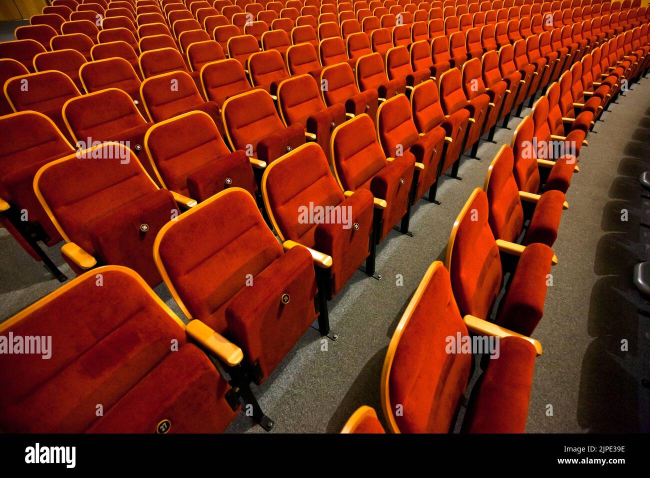 human deserted, movie theater, chair row, samtsitze, deserteds, movie ...