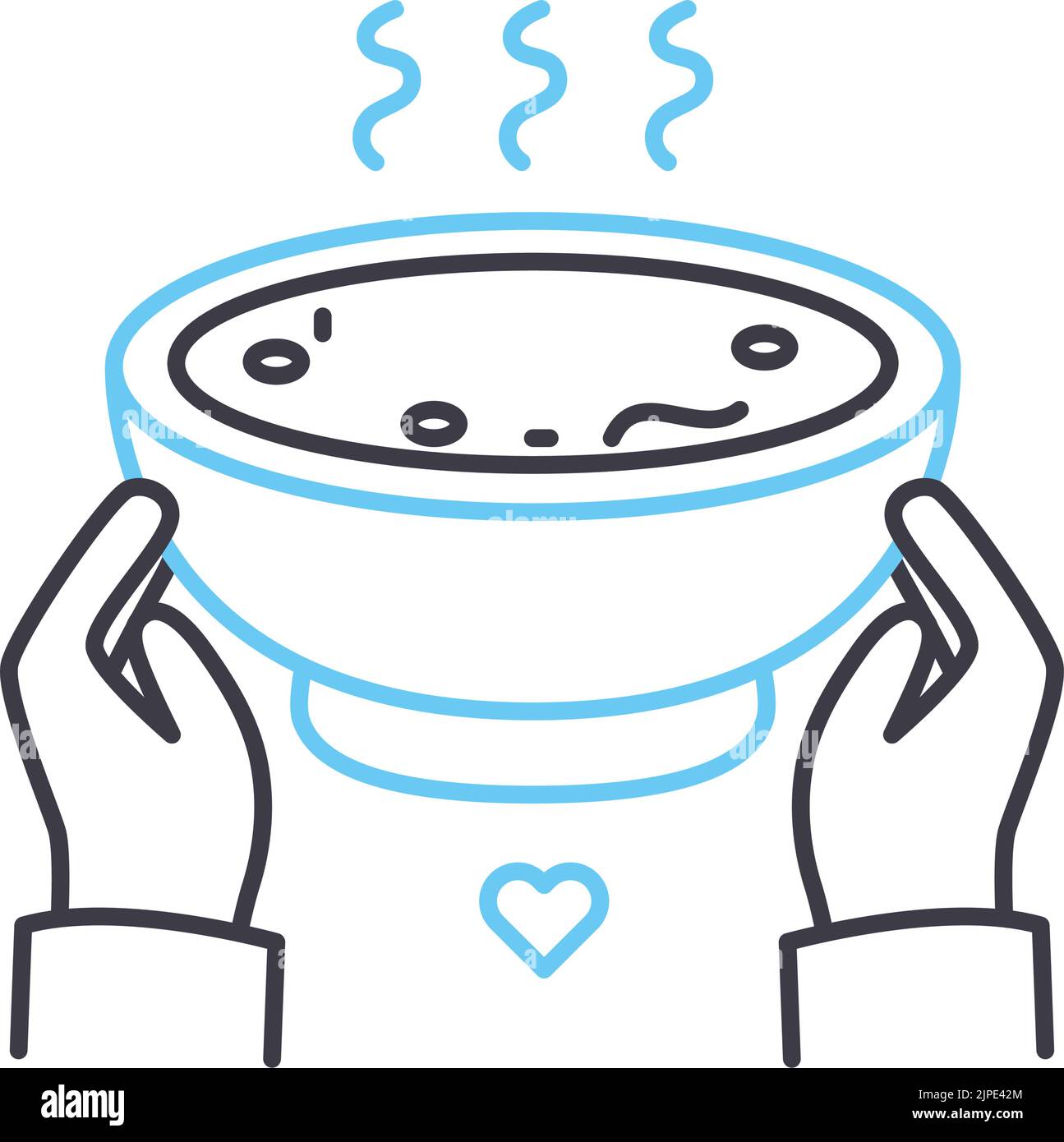 Sharing meal plate Stock Vector Images - Alamy