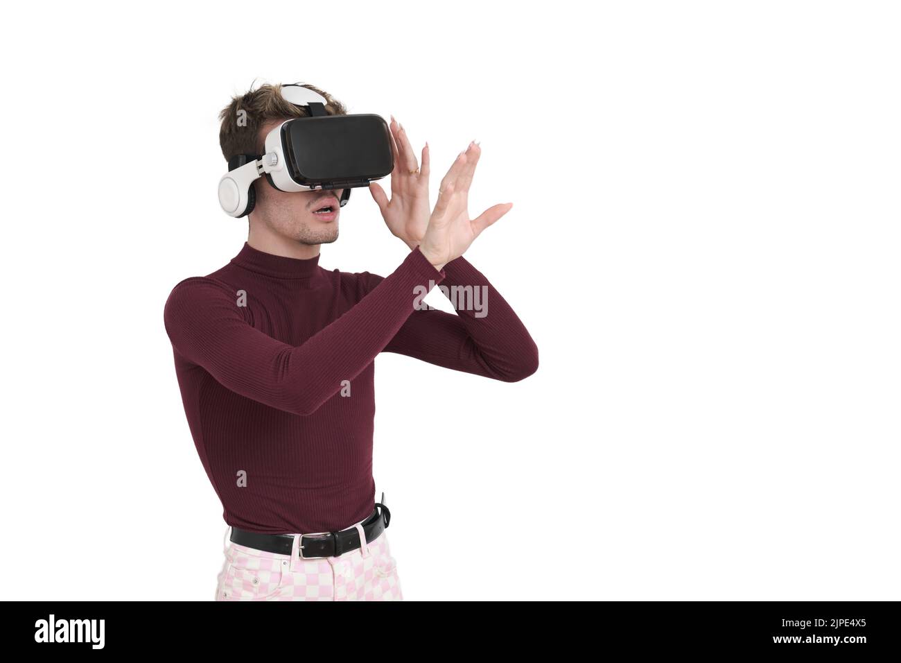 Metaverse vr virtual reality Cut Out Stock Images & Pictures - Alamy