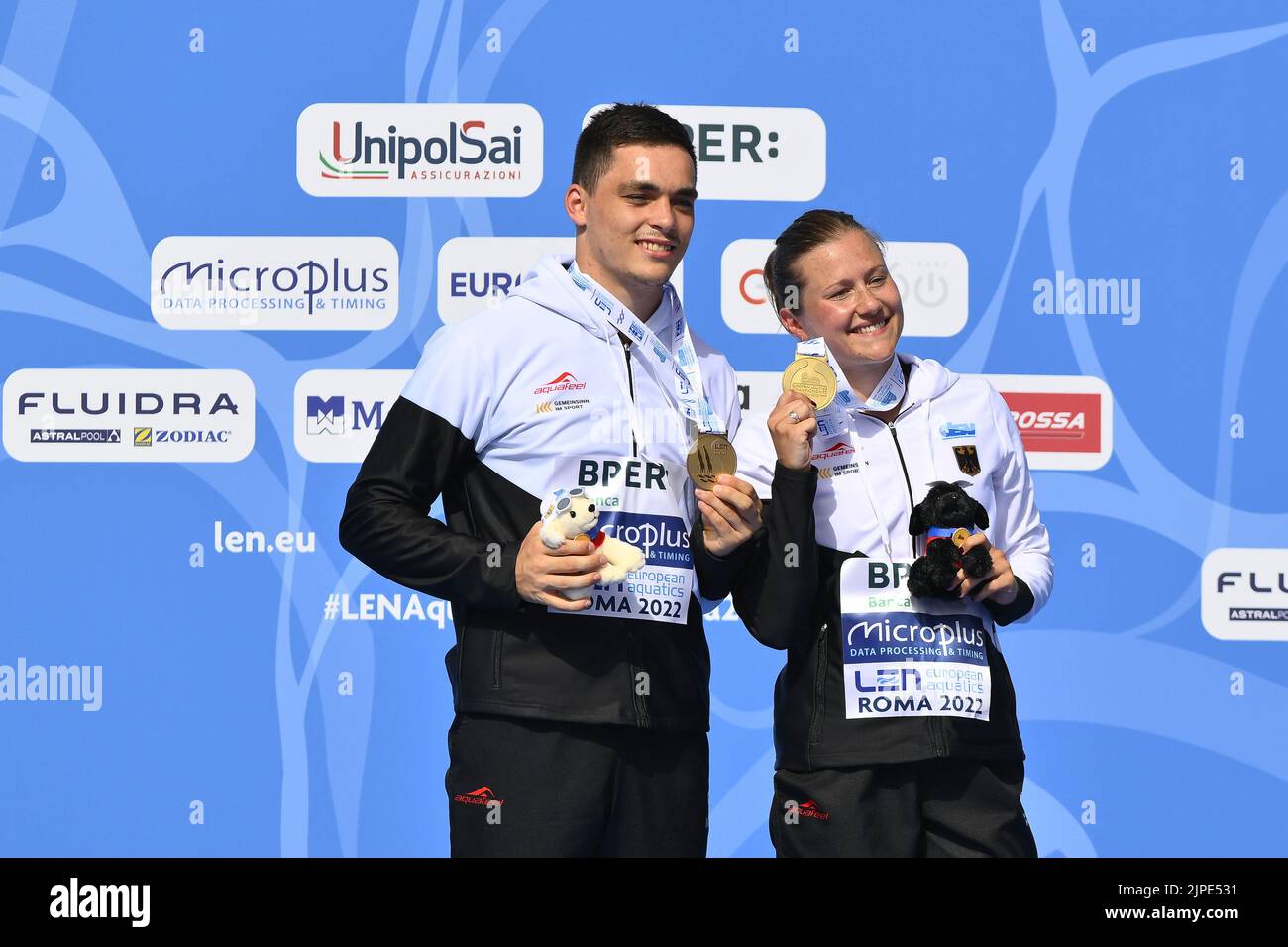 Rome, Italy. 17th Aug, 2022. MASSENBERG Lou and PUNZEL Tina (GER ...