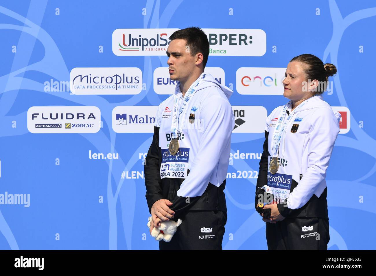 Rome, Italy. 17th Aug, 2022. MASSENBERG Lou and PUNZEL Tina (GER ...
