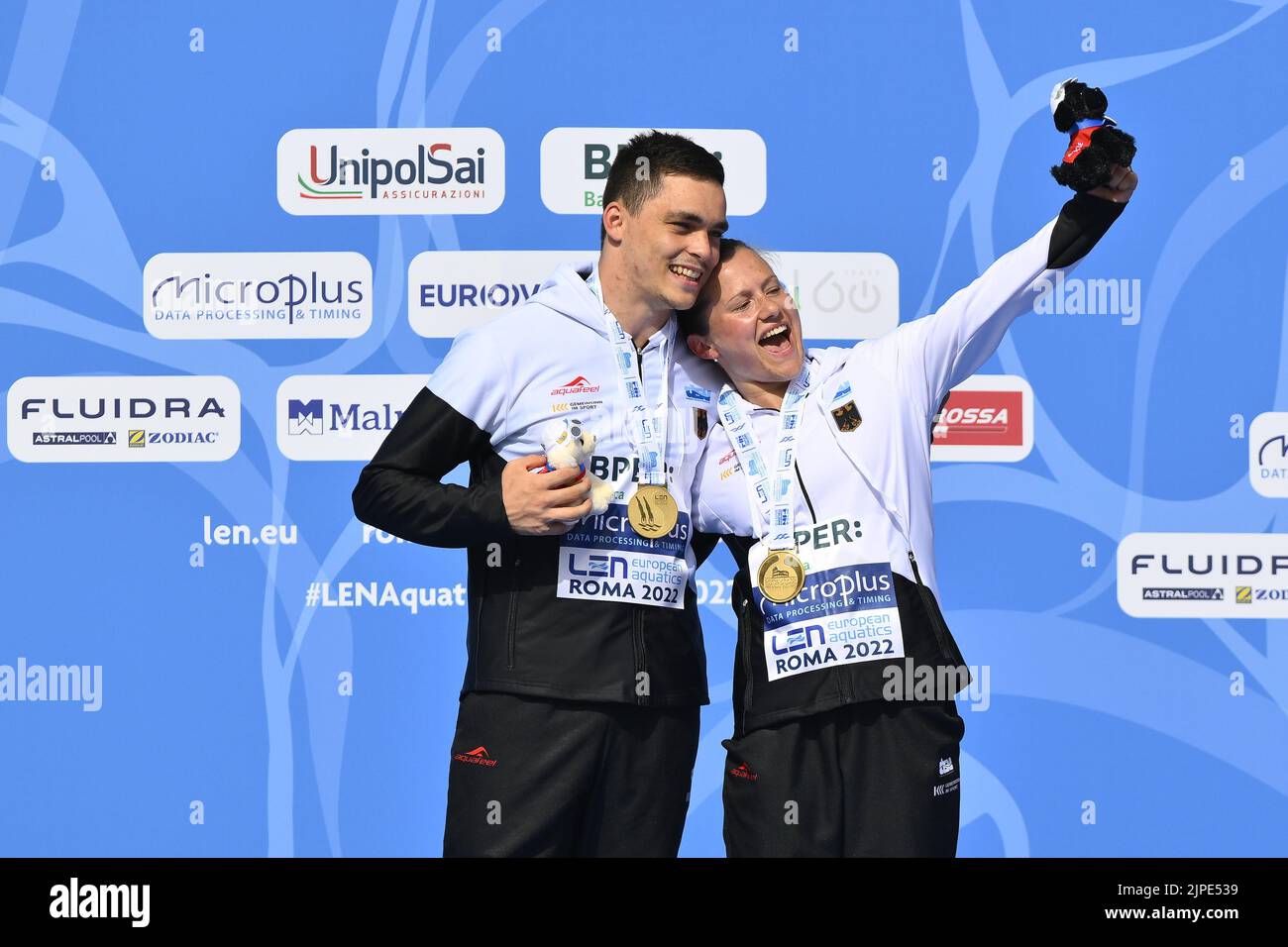 Rome, Italy. 17th Aug, 2022. MASSENBERG Lou and PUNZEL Tina (GER ...