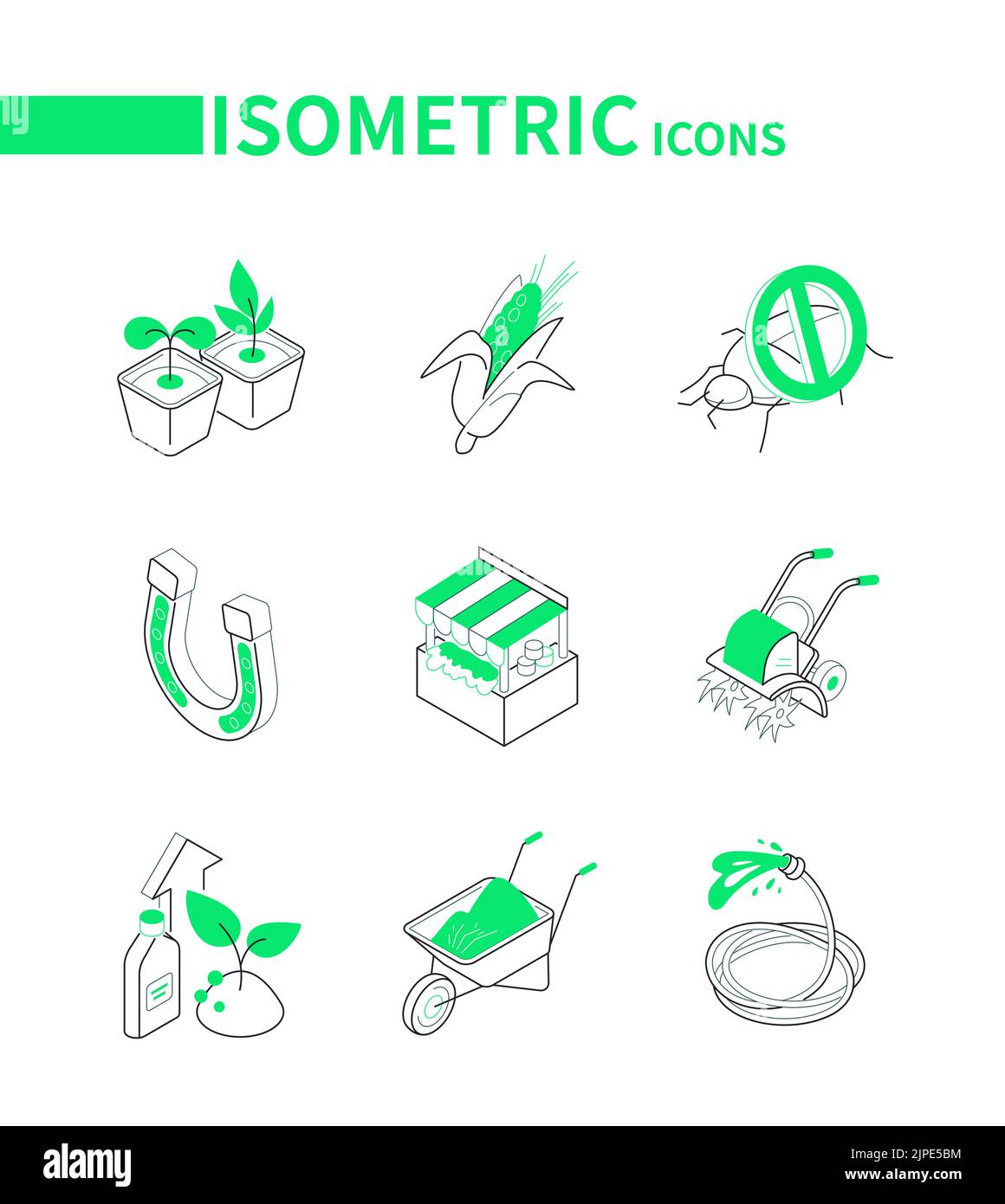 Natural fertilizer production Stock Vector Images - Alamy