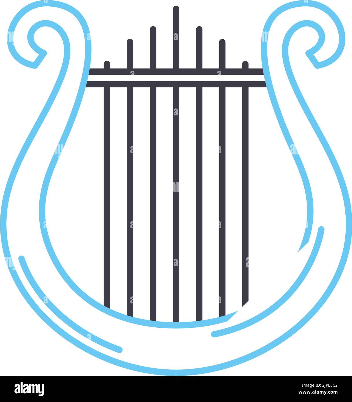 historical line icon, outline symbol, vector illustration, concept sign ...