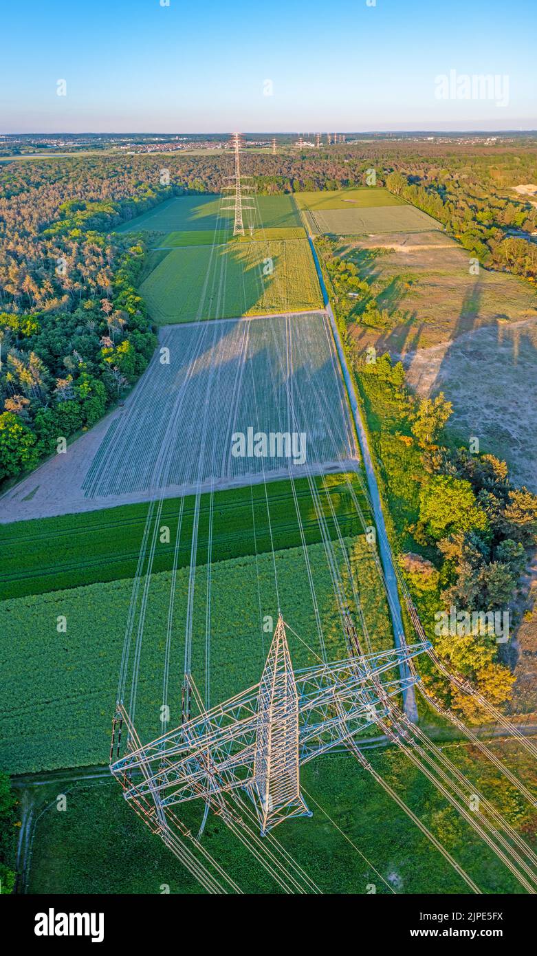 Power pole road hi-res stock photography and images - Alamy
