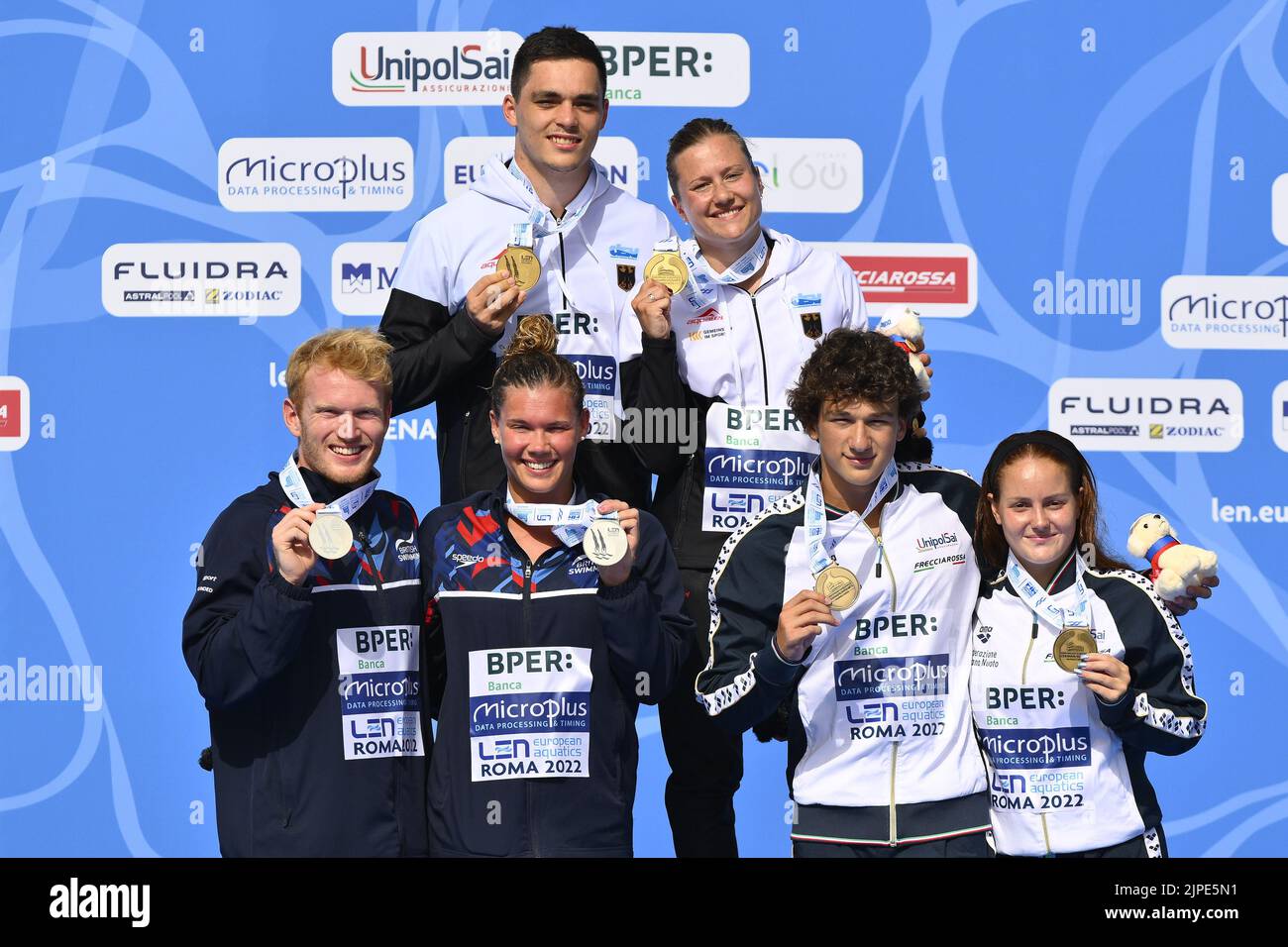 Rome, Italy. 17th Aug, 2022. MASSENBERG Lou and PUNZEL Tina (GER ...