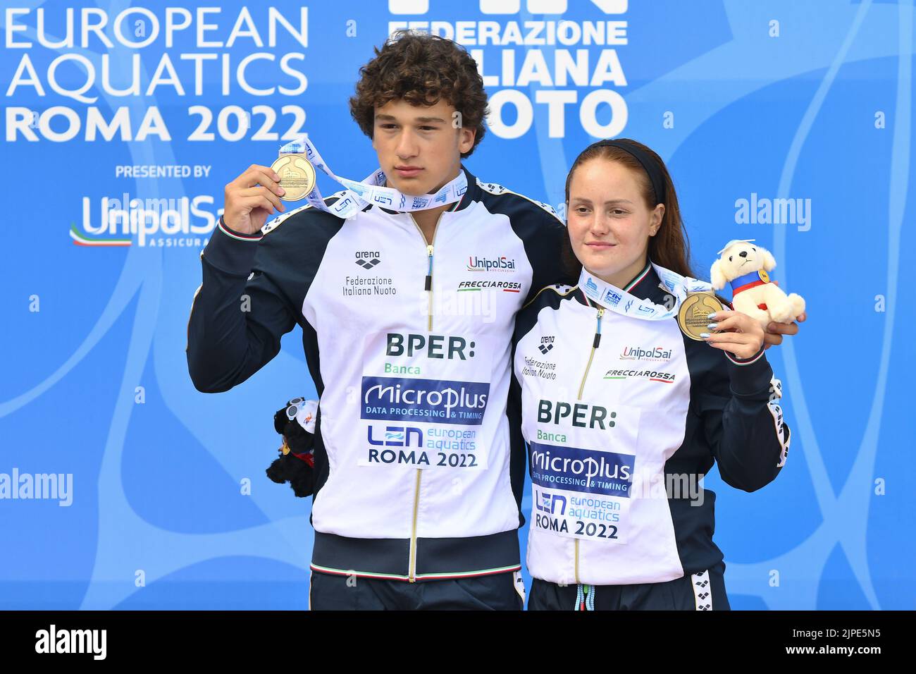 Rome, Italy. 17th Aug, 2022. PELLACANI Chiara and SANTORO Matteo (ITA ...