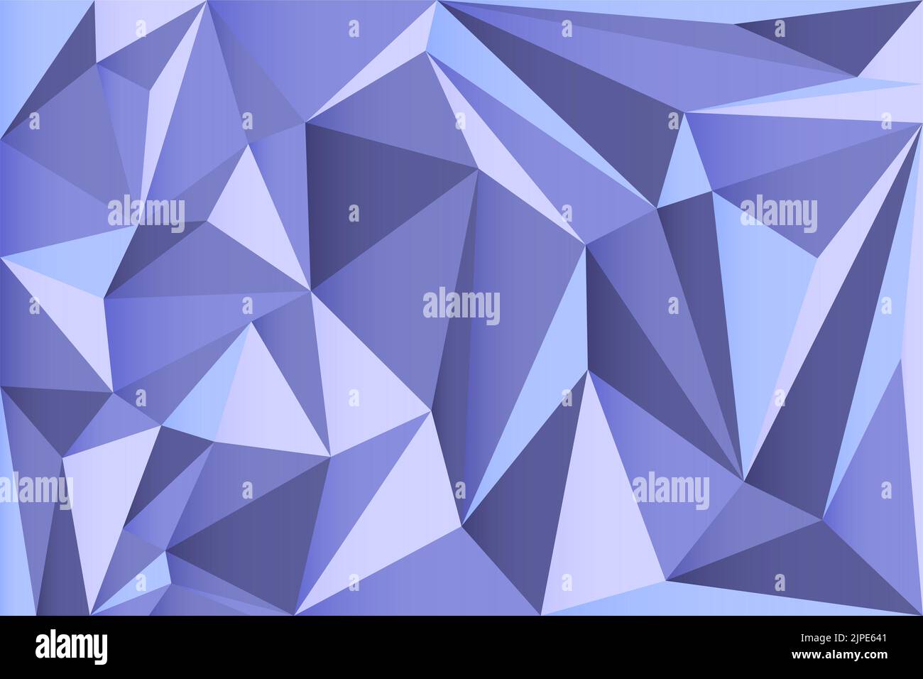 Abstract polygonal geometric background with triangles in different ...